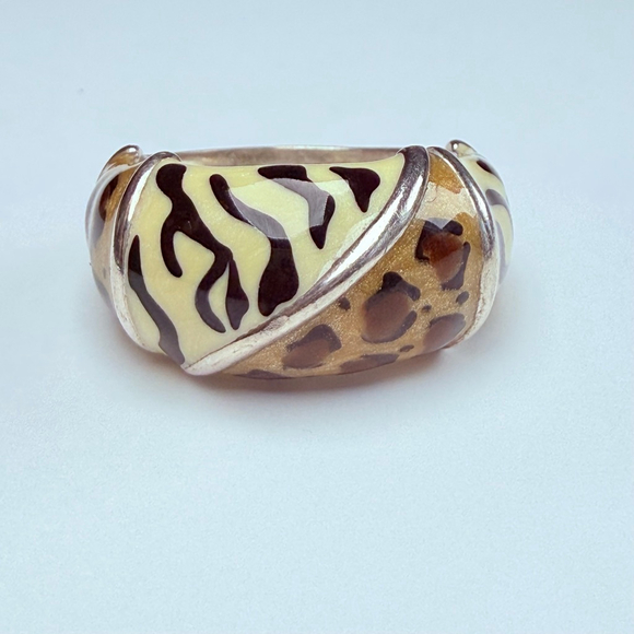 Unbranded | Jewelry | Charles Addison Exotic Enameled Animal Cheetah ...